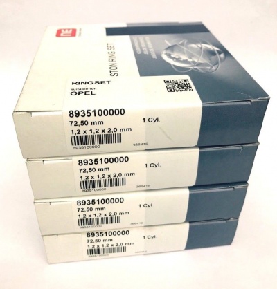 NPR Piston rings set STD for Vauxhall 1.4 petrol engines